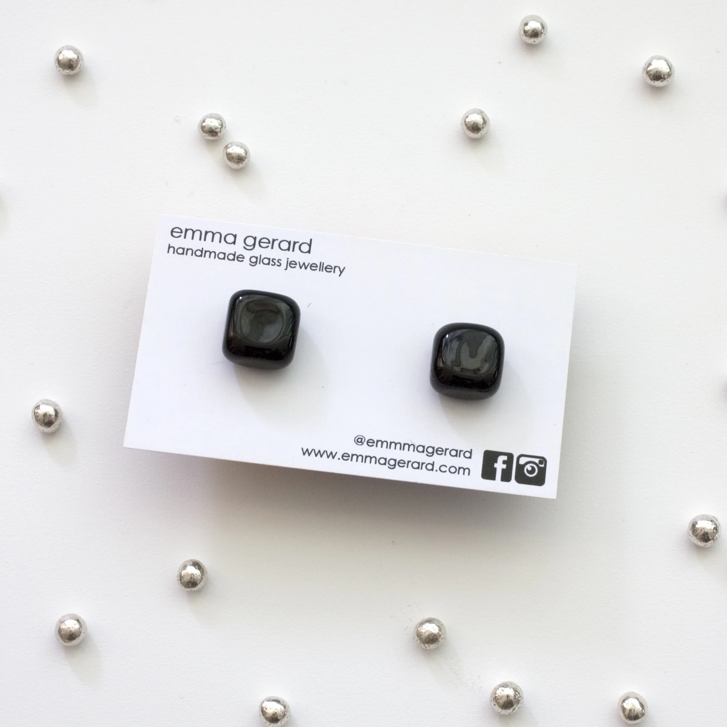 Glass Apple Dangle Earrings — Emma Gerard
