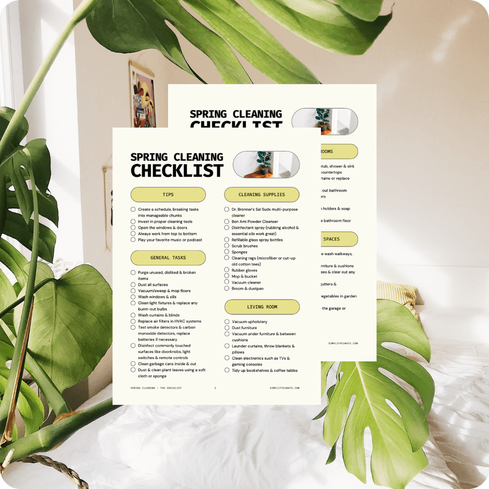 Let's Dive into Spring Cleaning | SIMPLIFY CURATE
