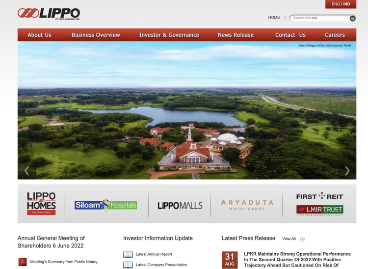 14 Saham Group Lippo Di Bursa Efek Indonesia — Stockbit Snips | Berita ...