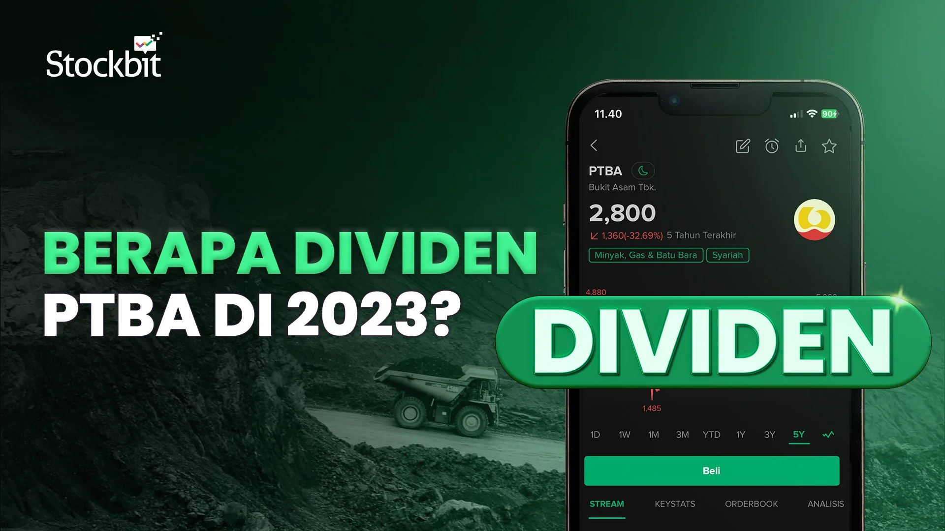 Berapa Dividen PTBA di 2023? — Stockbit Snips | Berita Saham