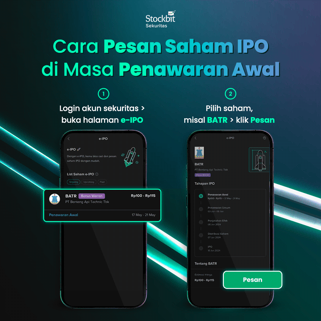 Pesan e-IPO Lebih Mudah Pakai Stockbit — Stockbit Snips | Berita Saham