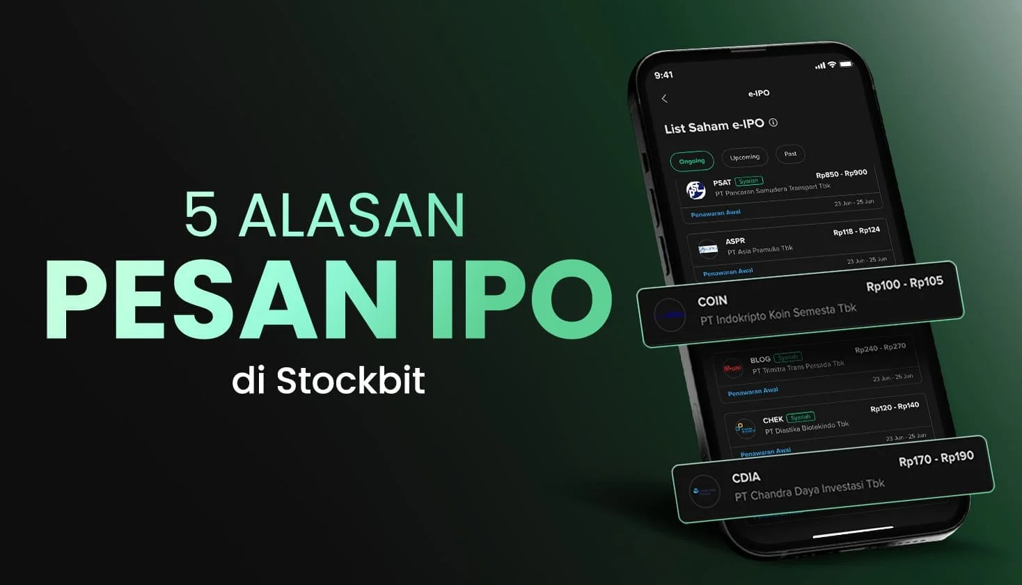 Alasan Pesan e-IPO di Stockbit — Stockbit Snips | Berita Saham