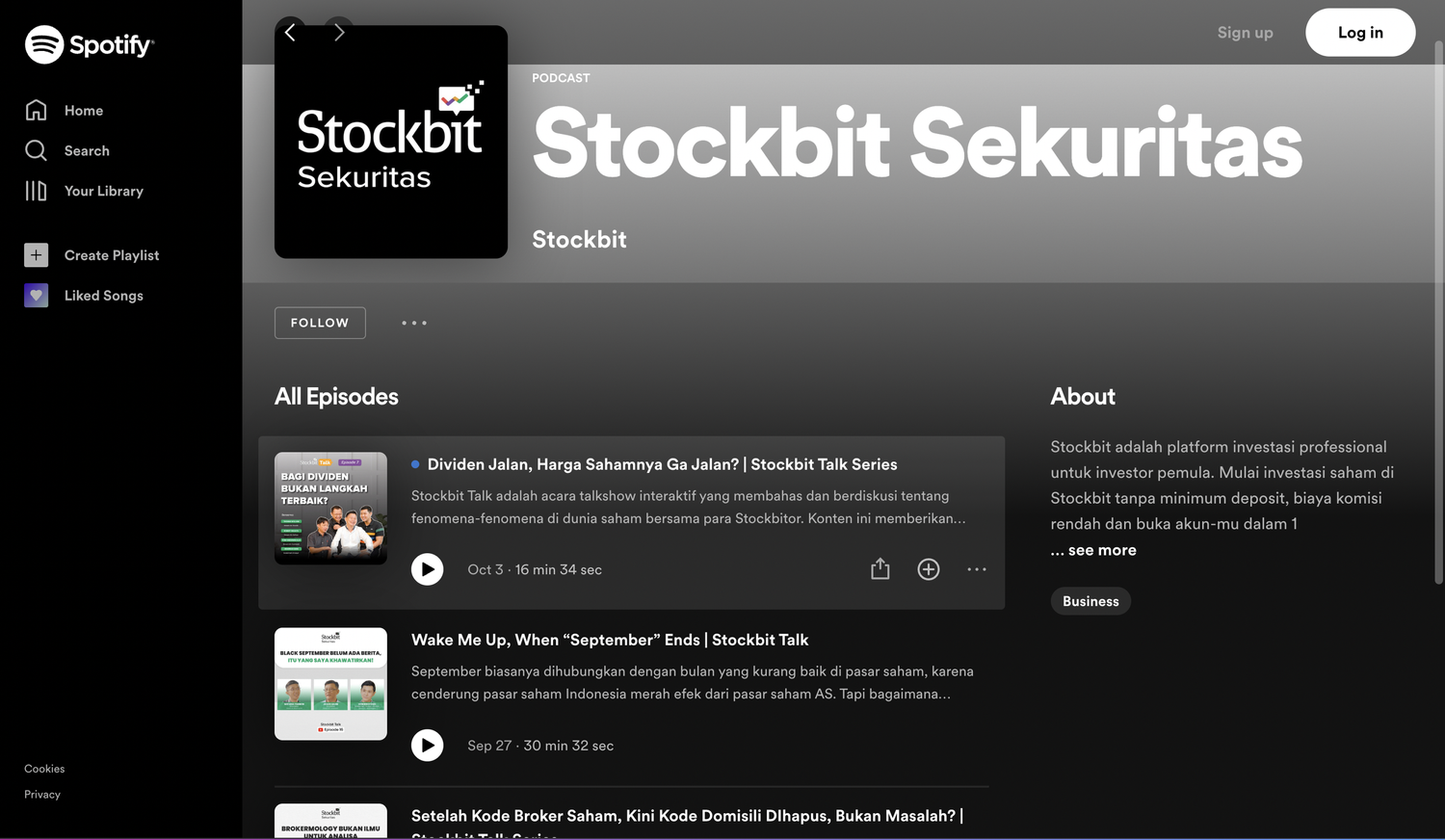 Stockbit : Rekomendasi Podcast Investasi Saham di Spotify — Stockbit ...