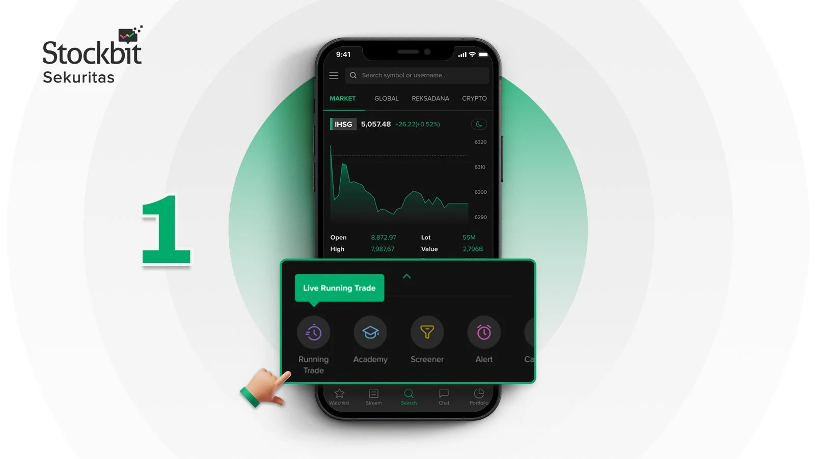 BARU! Cek Transaksi Investor Secara Real Time Pakai Running Trade ...