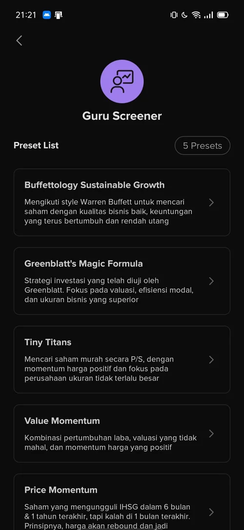 Gunakan Aplikasi Gratis ini Untuk Screening Saham — Stockbit Snips ...