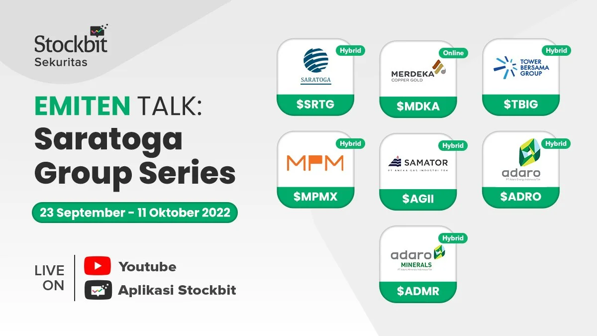 ️ Key Takeaway Emiten Talk - Saratoga Series - $SRTG, MDKA, & TBIG ...