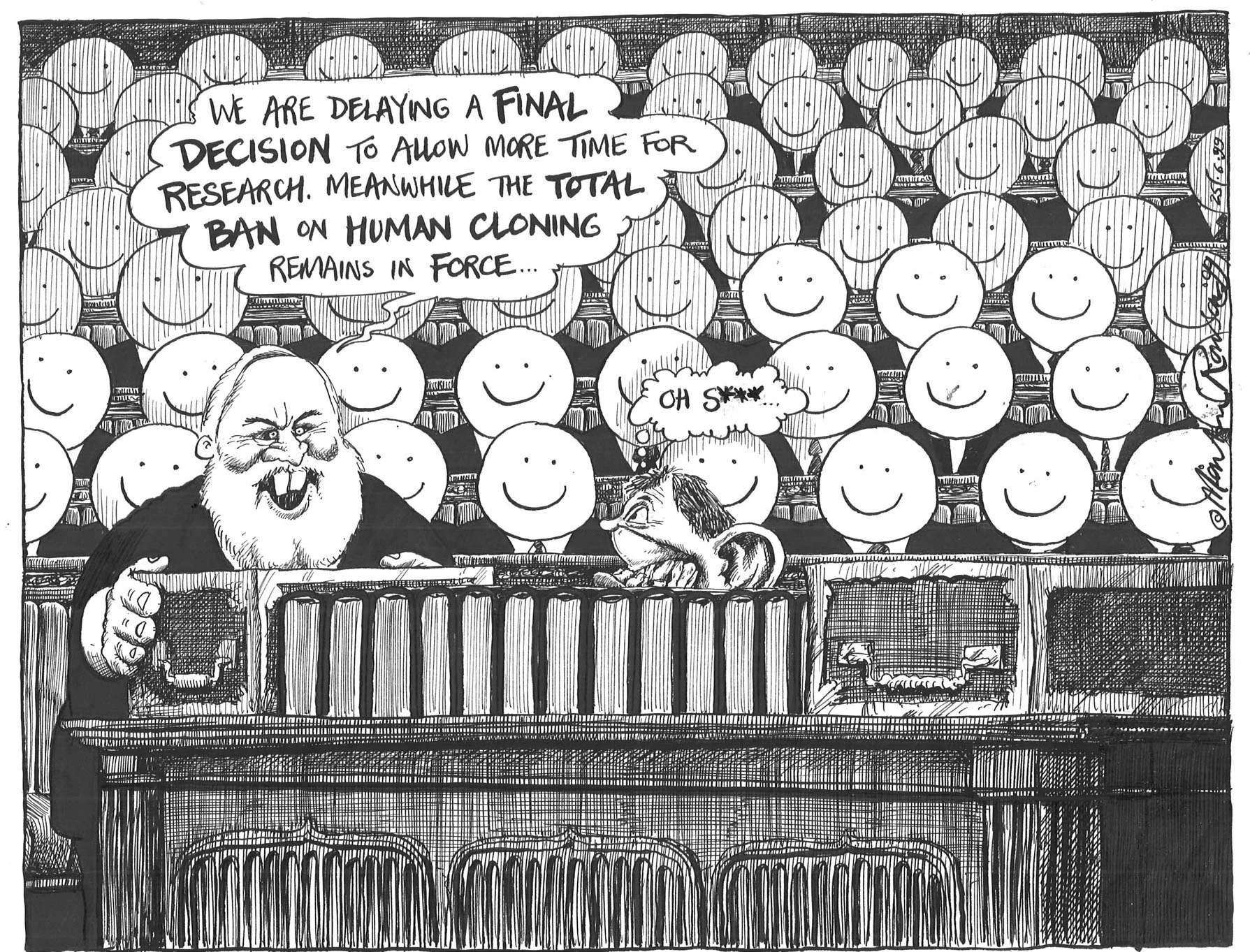 The Guardian 1999 — Martin Rowson