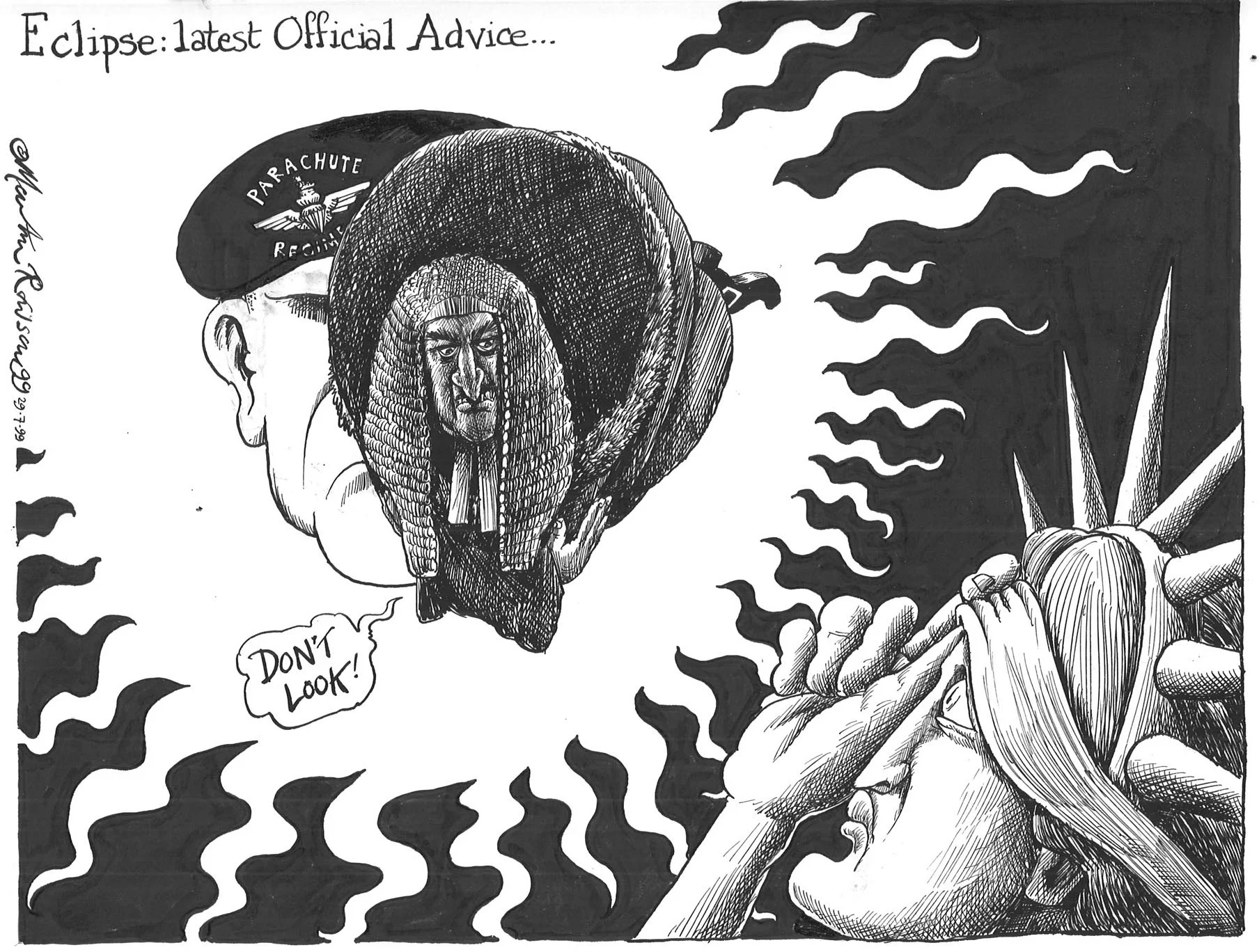 The Guardian 1999 — Martin Rowson