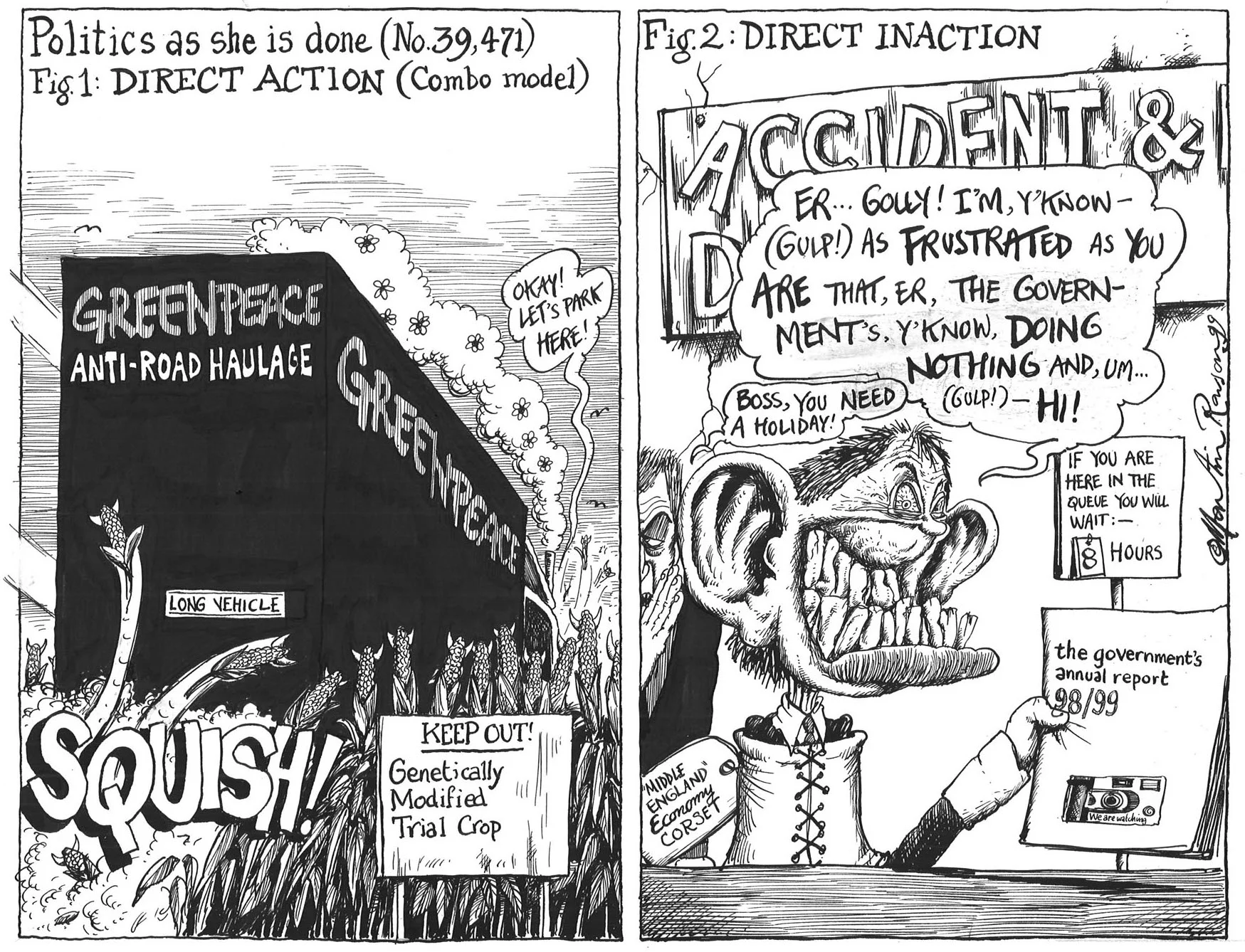 The Guardian 1999 — Martin Rowson