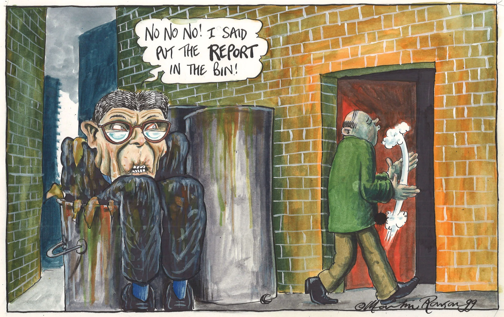 The Guardian 1999 — Martin Rowson