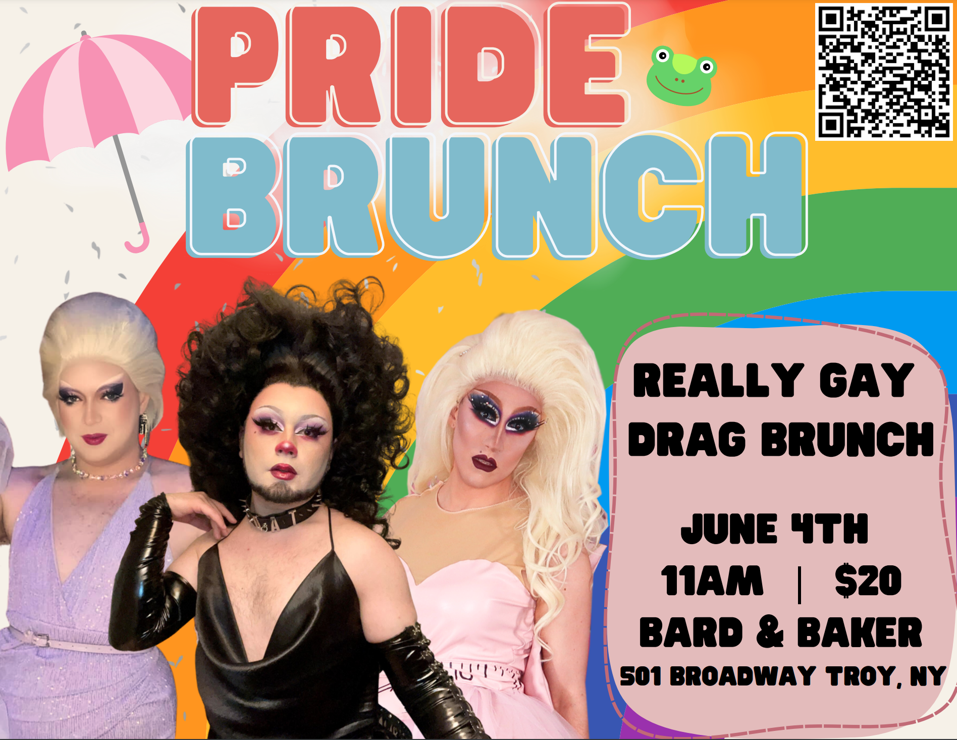 Pride Brunch: A REALLY GAY DRAG BRUNCH — Bard & Baker: Board Game Café