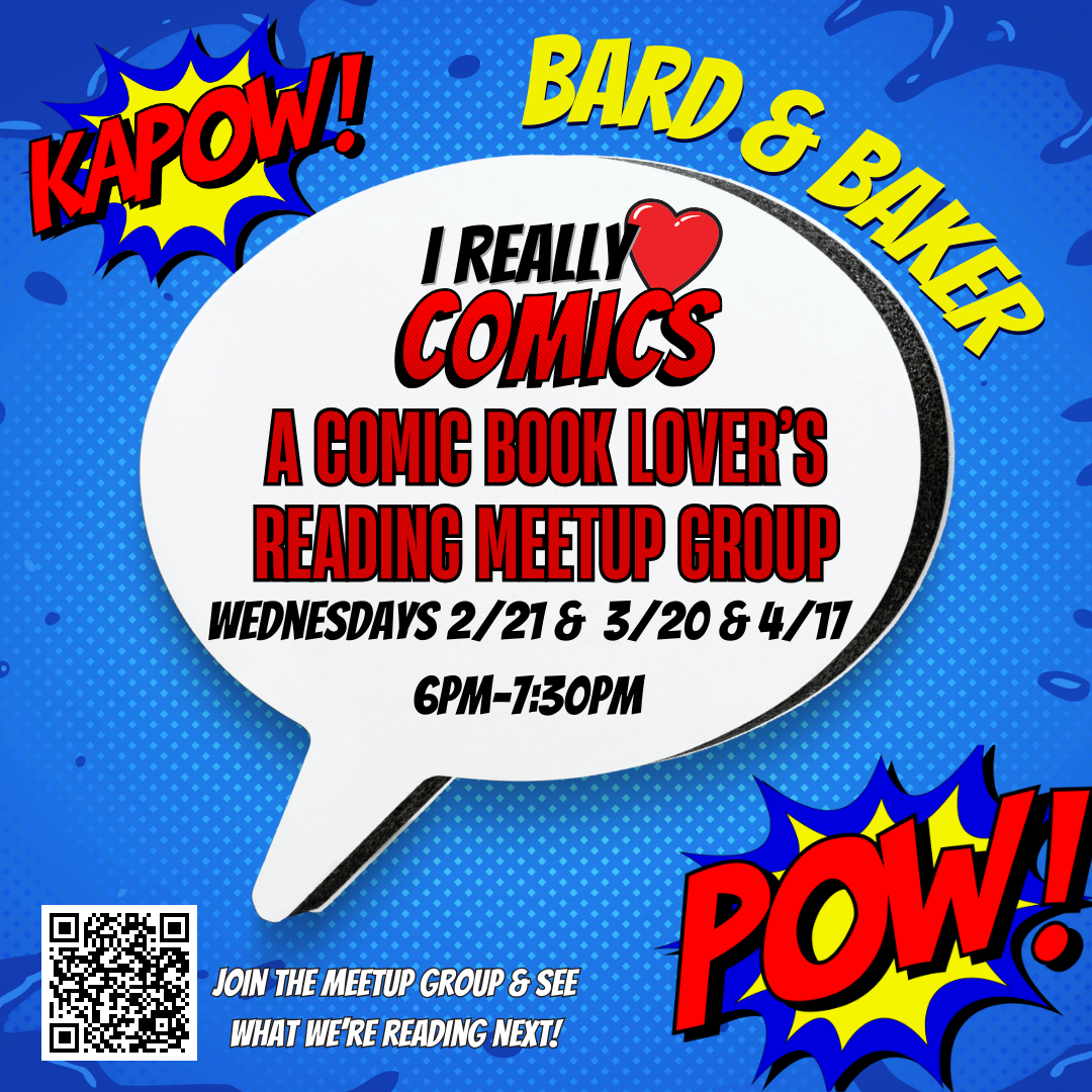 Comic Book Lovers Reading Meetup Group — Bard & Baker: Board Game Café