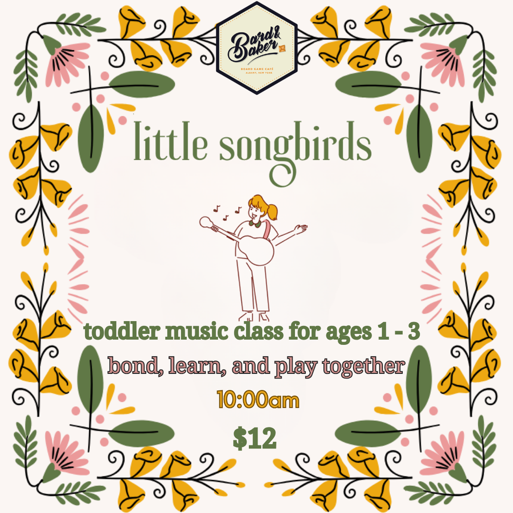 Little Song Birds: Toddler Music Education Class — Bard & Baker: Board ...