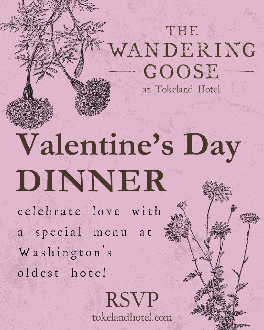 Valentine's Dinner — Tokeland Hotel