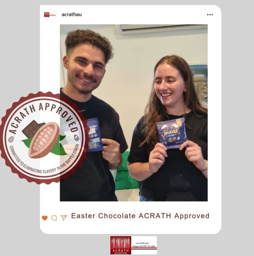 Consumers urged to make sure Easter chocolate is 'ACRATH-approved ...