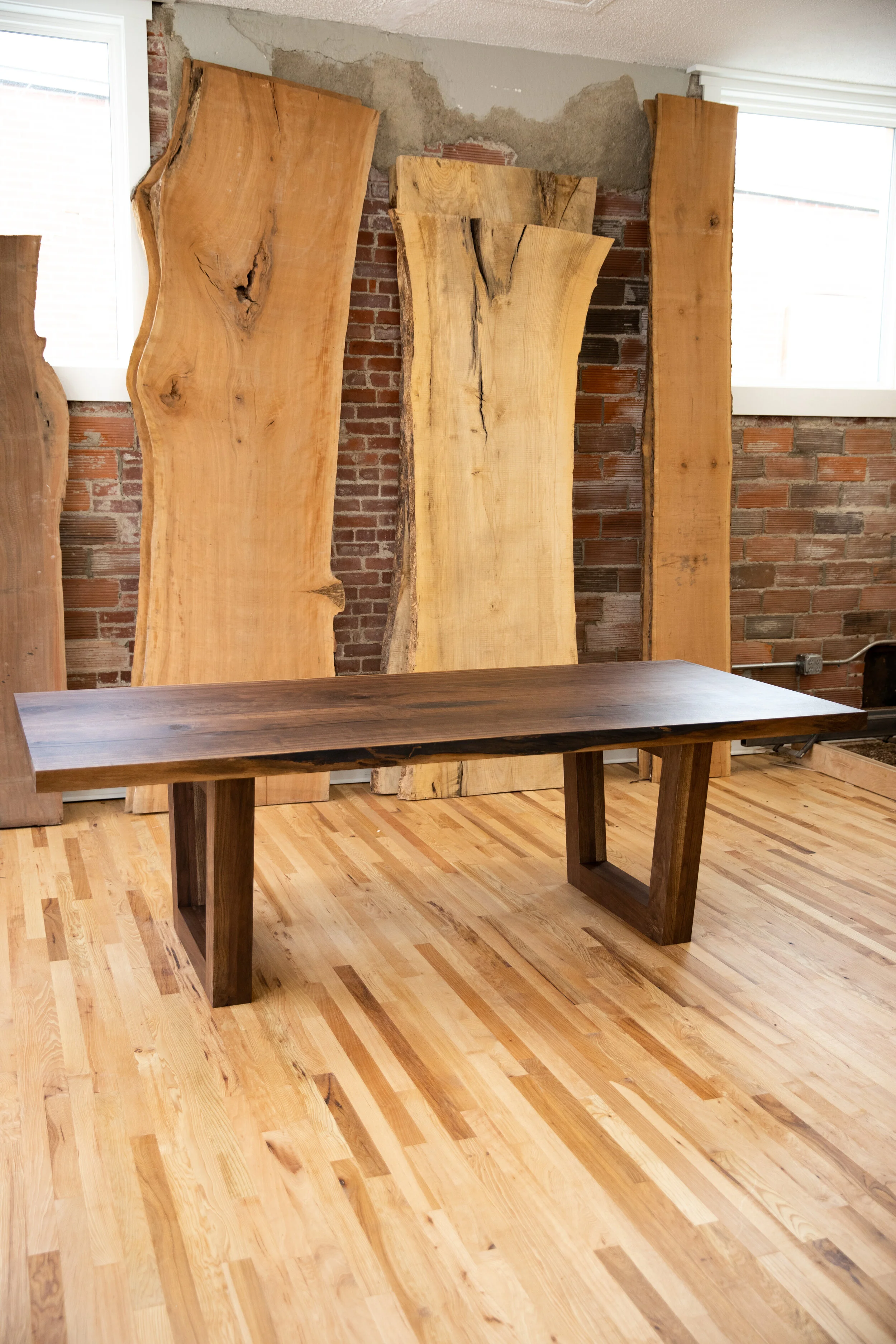 Walnut Lumber Table