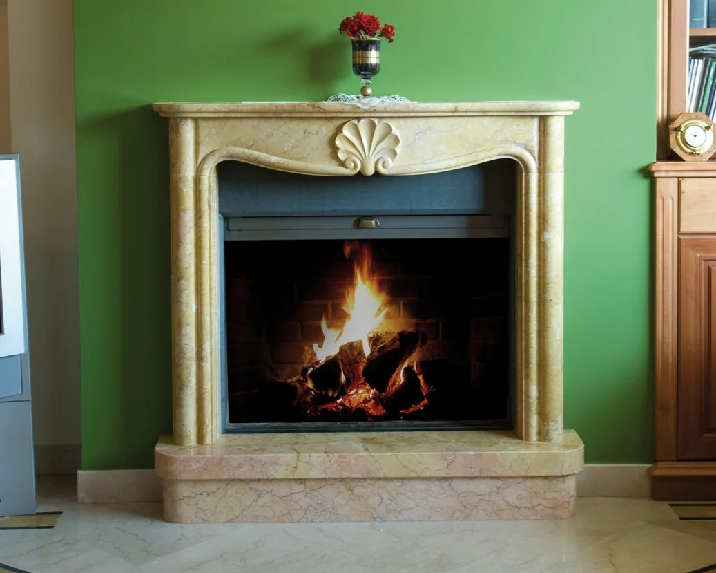 Rivestimenti e cornici camini e caminetti rustici o moderni di design ...