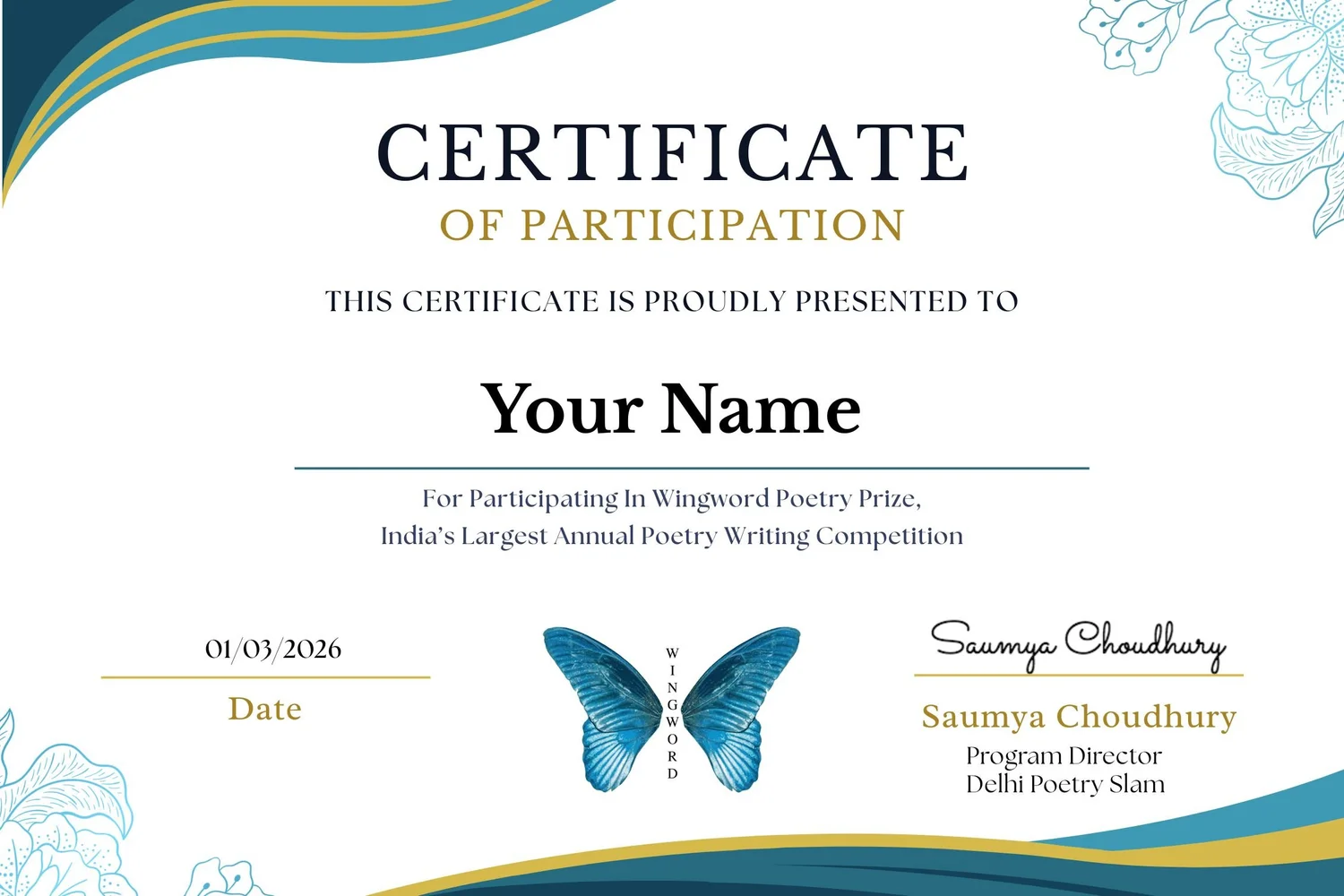 Wingword Poetry Prize