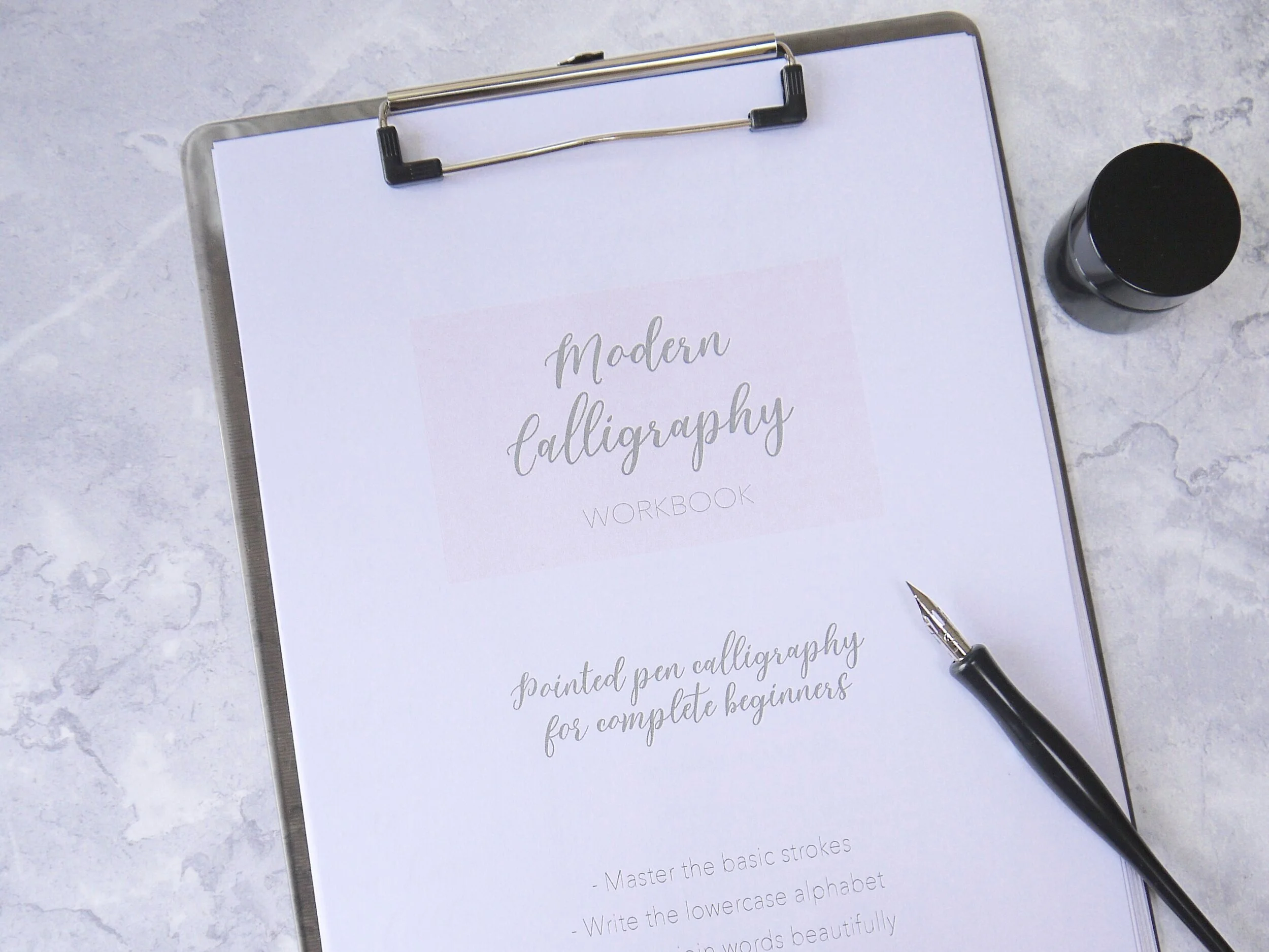 Learn How to Write the Modern Calligraphy Alphabet — Mirabelle Makery