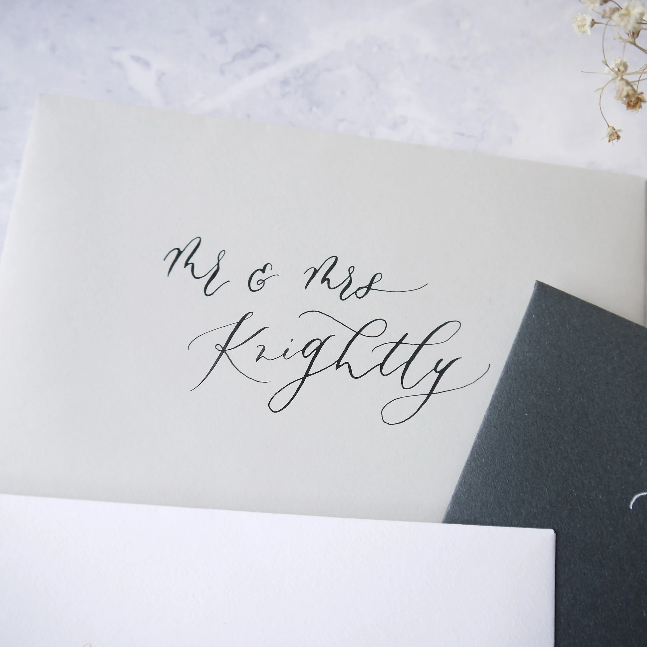 C6 Envelope Addressing in Calligraphy — Mirabelle Makery