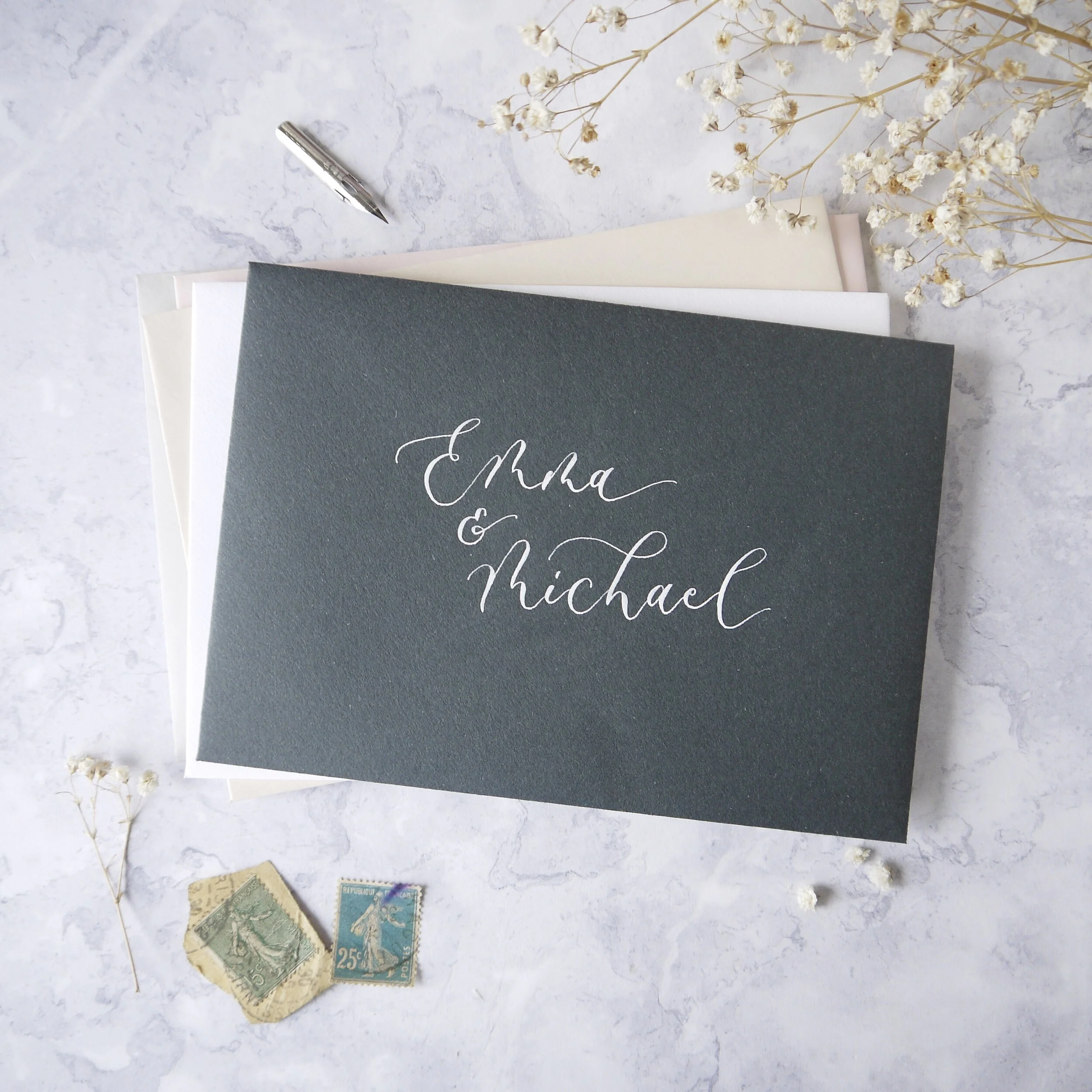 C6 Envelope Addressing in Calligraphy — Mirabelle Makery