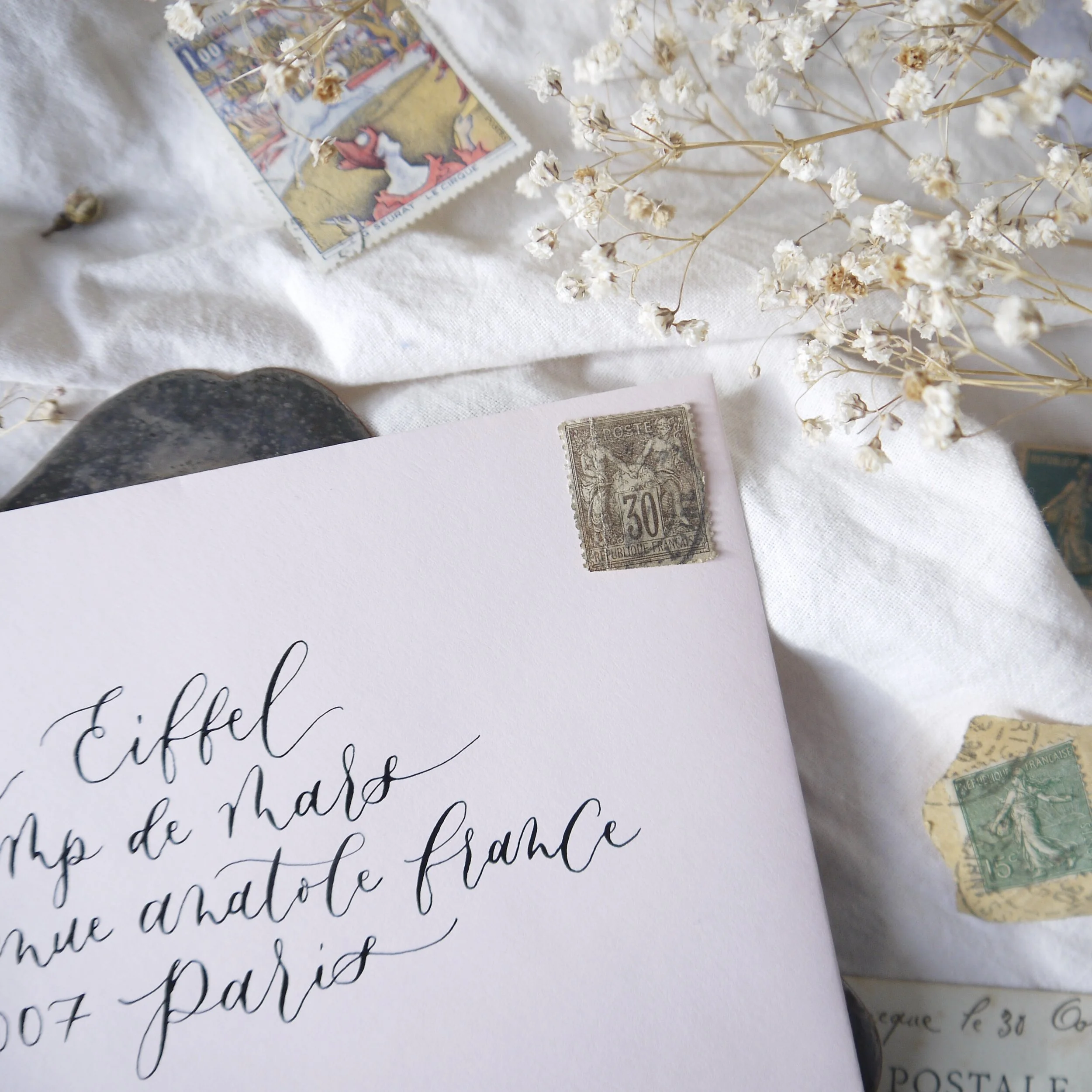 C6 Envelope Addressing in Calligraphy — Mirabelle Makery