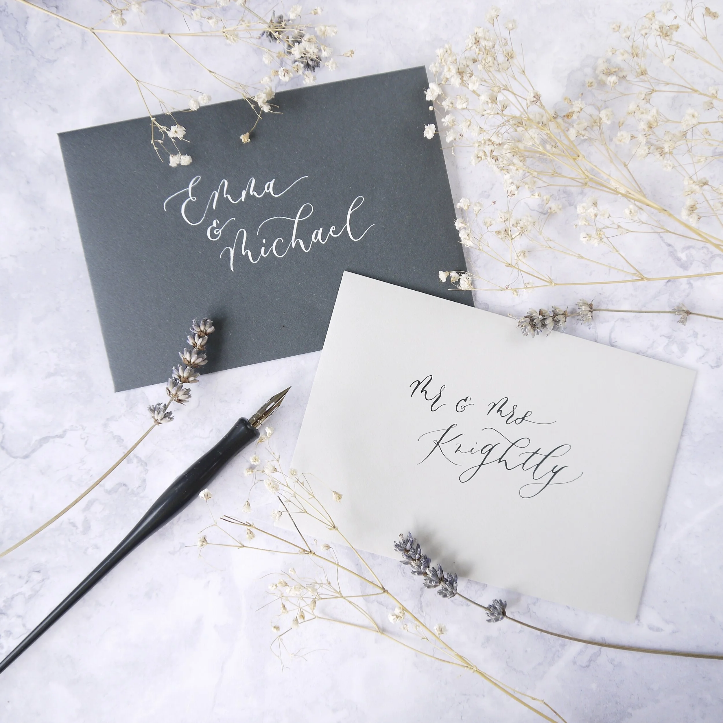 C6 Envelope Addressing in Calligraphy — Mirabelle Makery