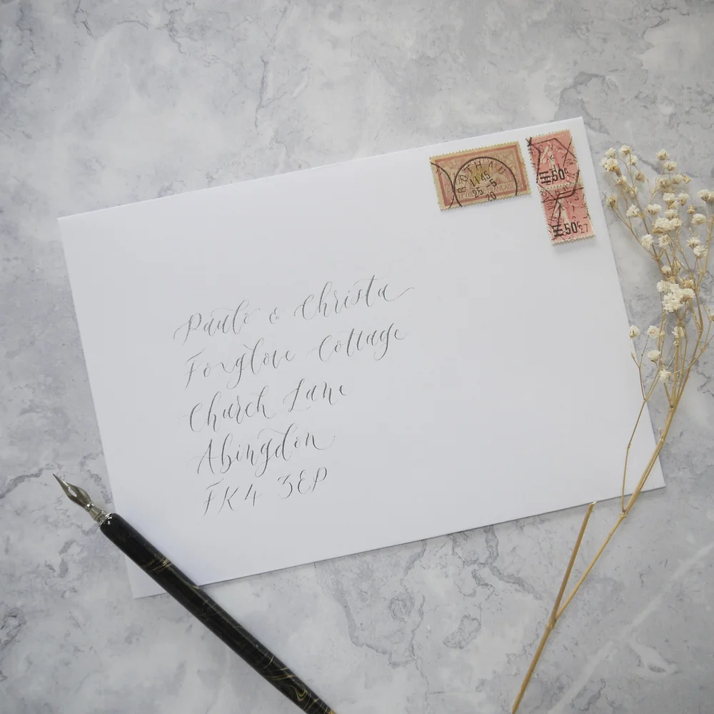 Handwritten wedding envelopes 60 photos - Astyledwedding.com
