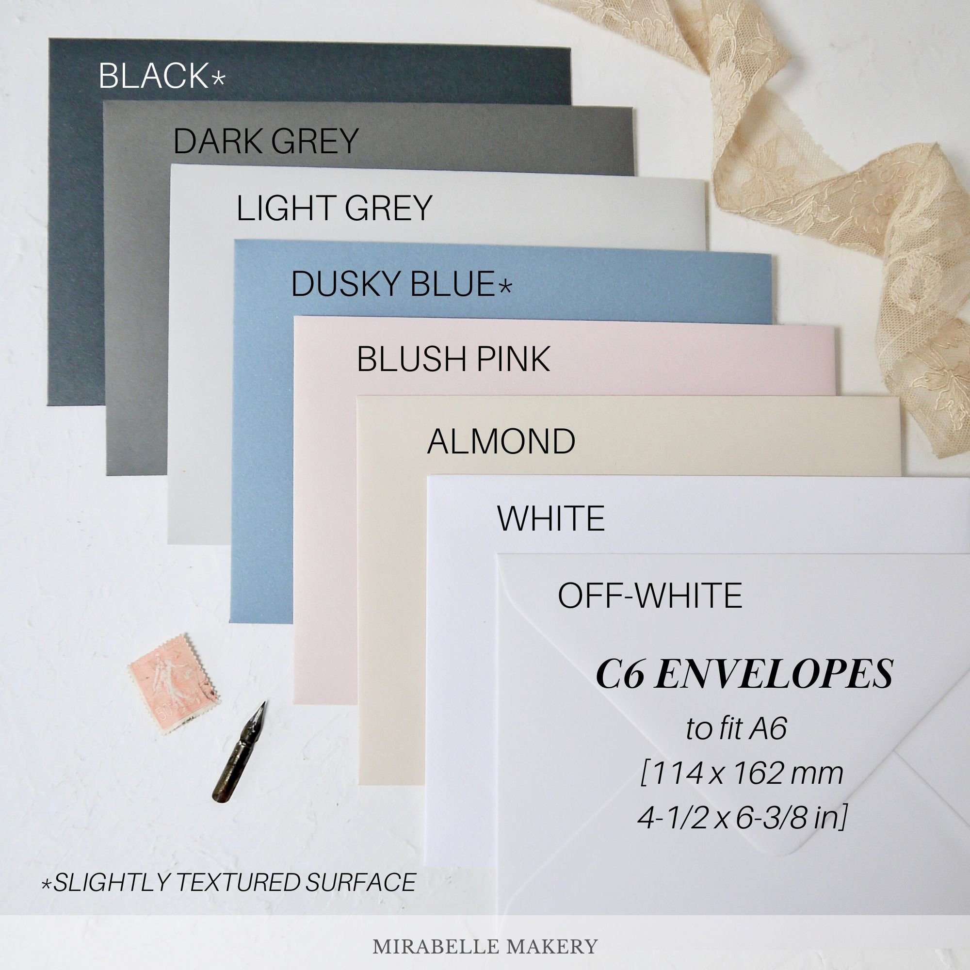 C6 Envelope Calligraphy Addressing – Handwritten Names & Addresses ...