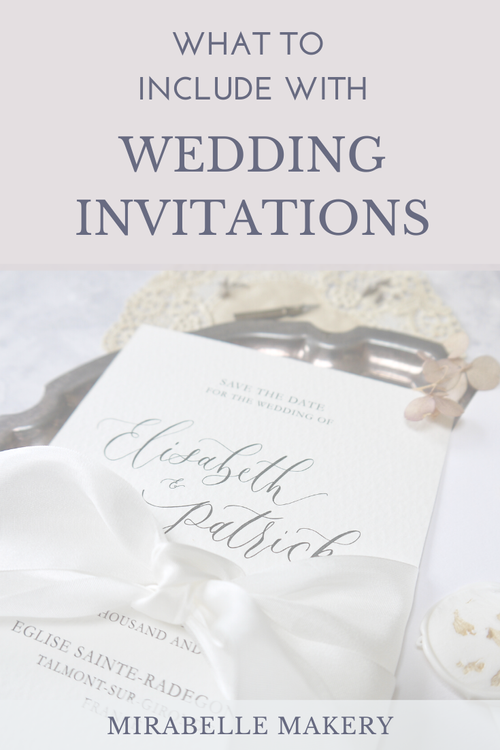 What to Include with Wedding Invitations: Complete Guide to Invitation ...