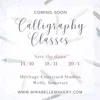 Modern Calligraphy Classes for Adult Beginners, Wells, Somerset ...