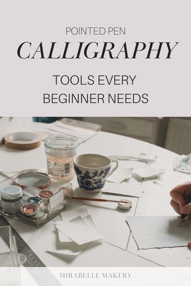 Getting Started with Modern Calligraphy: Essential Tools — Mirabelle Makery