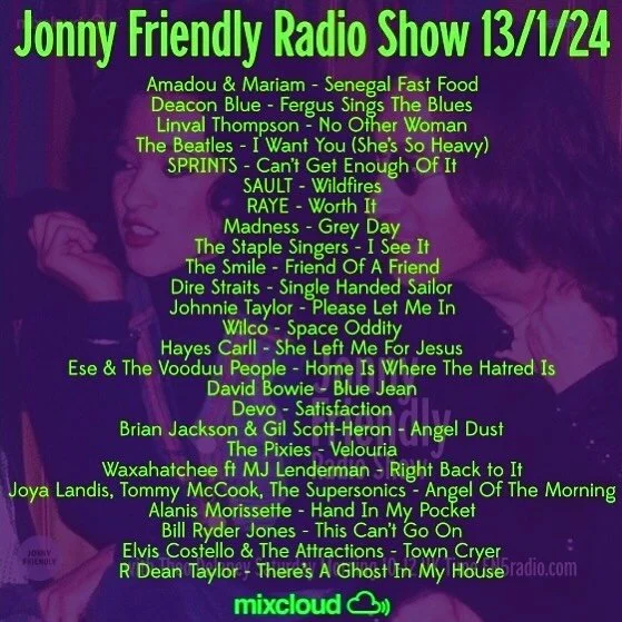 Jonny Friendly Radio Show — Theo Delaney