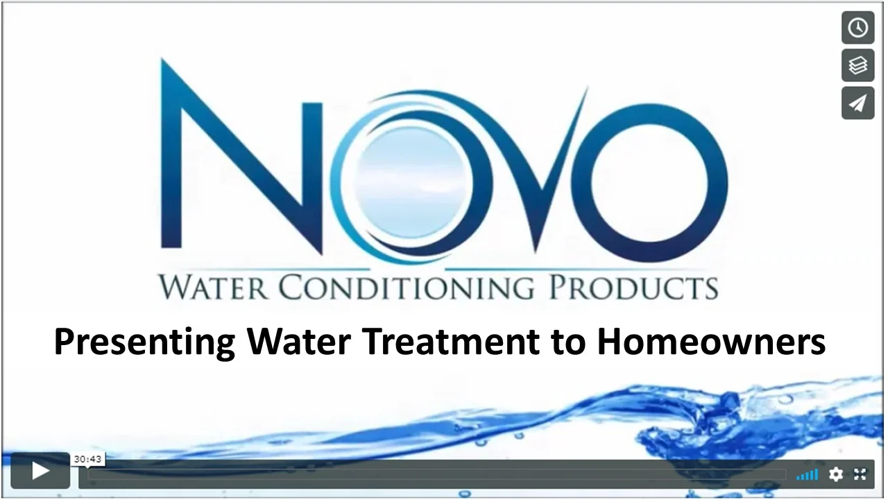 Online Webinar Training — Novo Water Conditioning Products