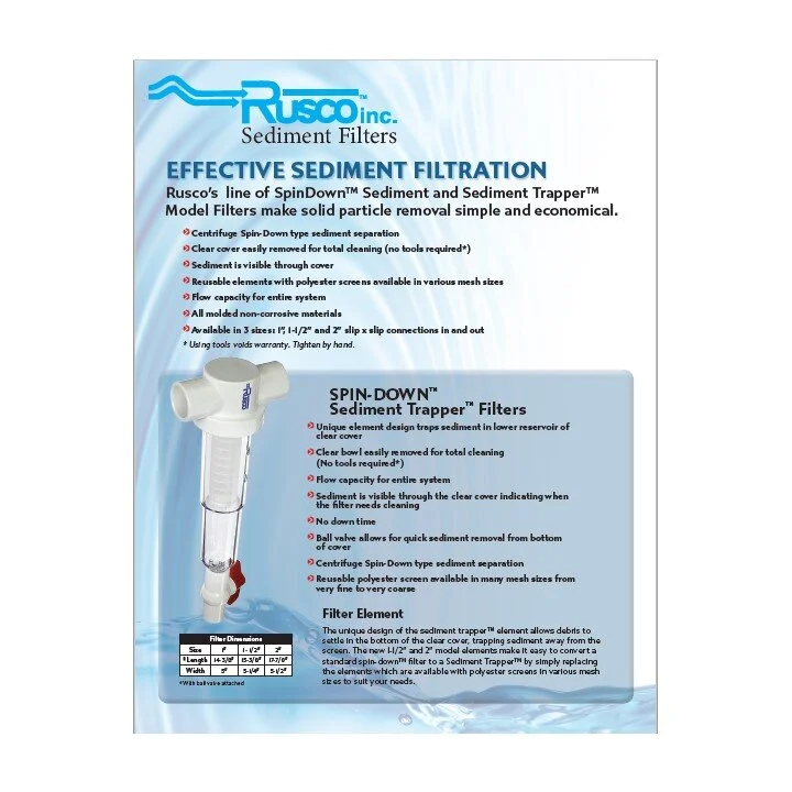 Rusco Filters — Novo Water Conditioning Products