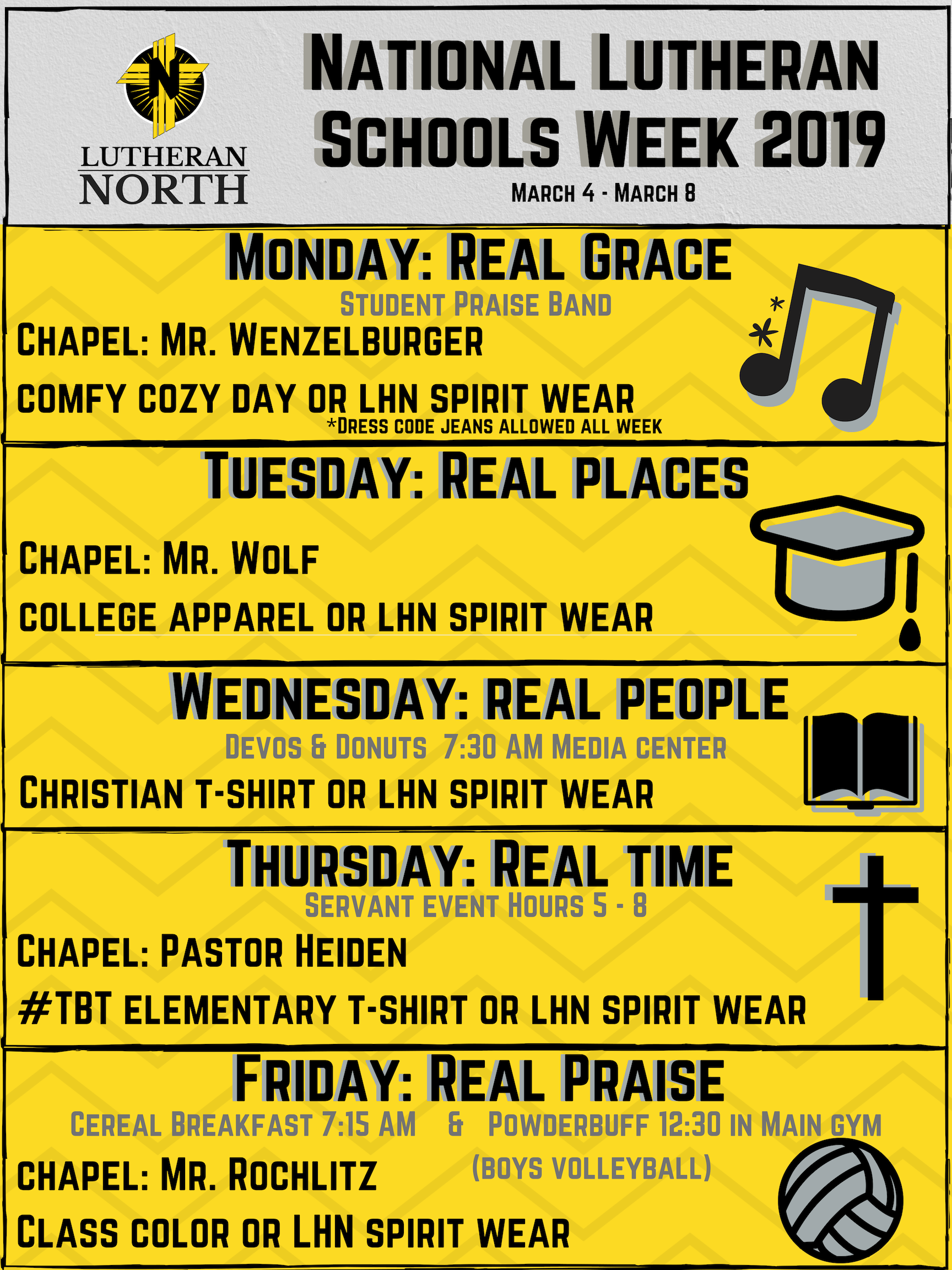 Lutheran Schools Week — Lutheran North — Macomb, MI