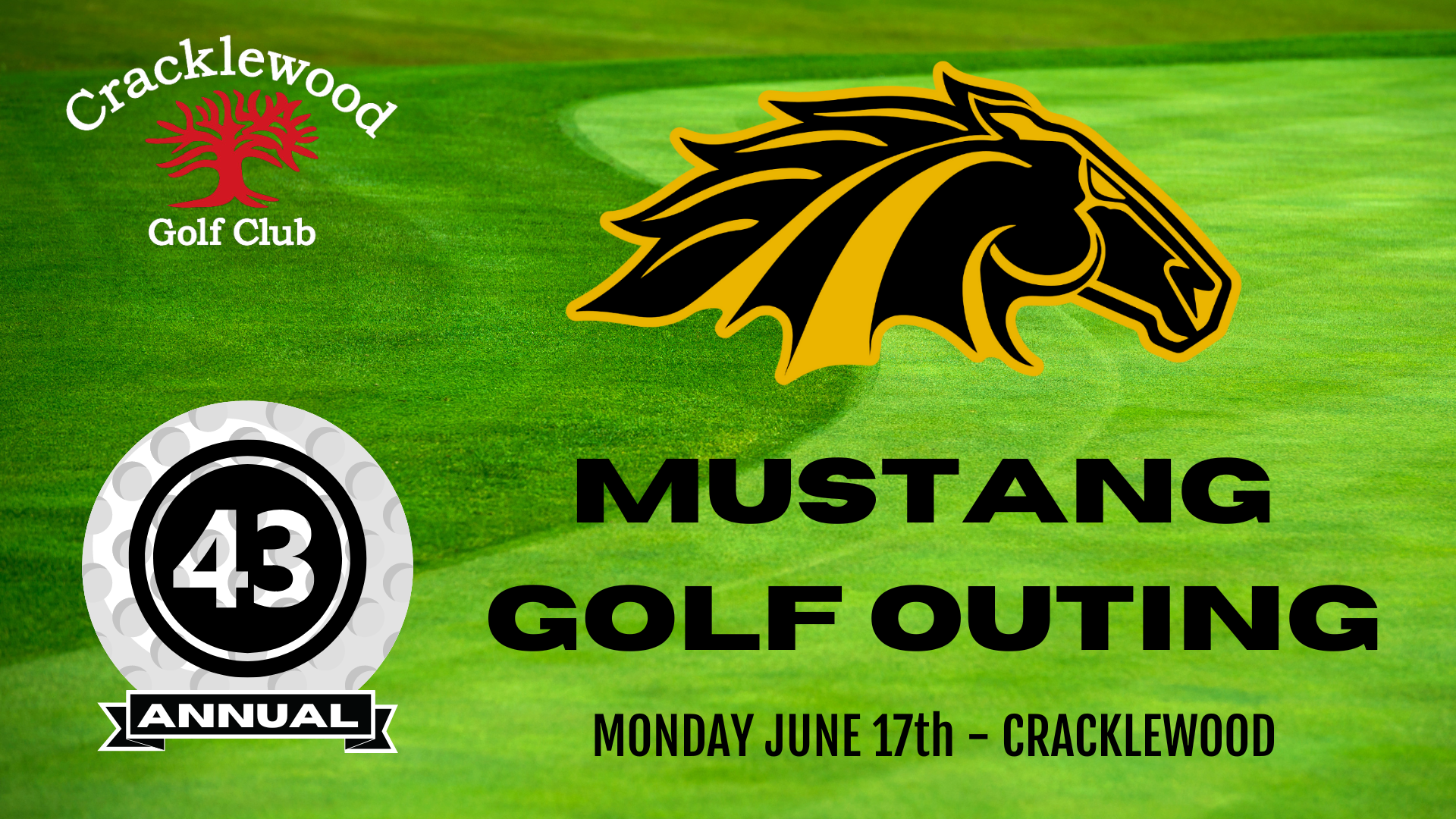 43rd Annual Mustang Golf Outing — Lutheran North — Macomb, MI