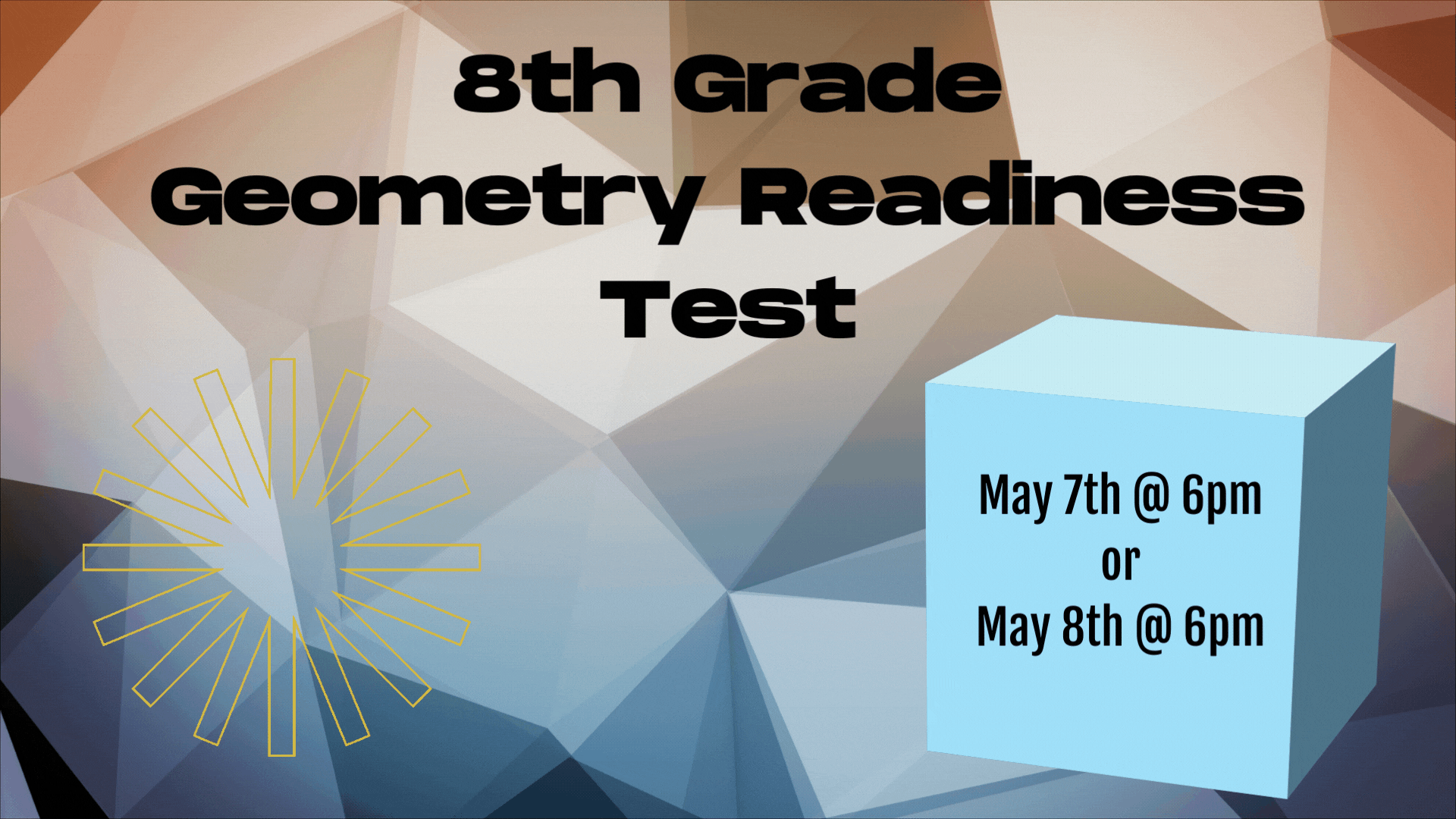 Geometry Readiness Test — Lutheran North — Macomb, MI