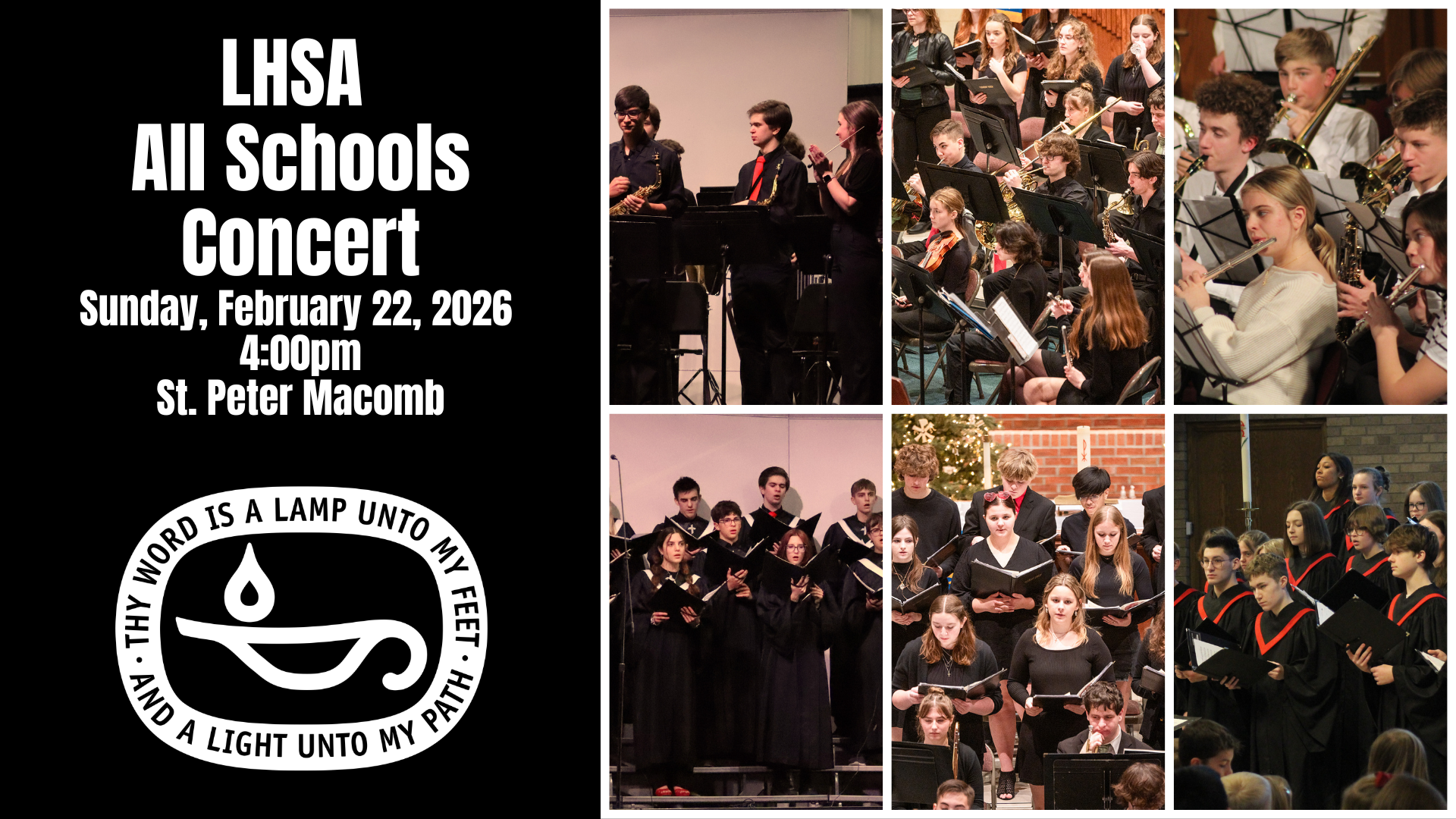 LHSA All Schools Combined Concert — Lutheran North — Macomb, MI