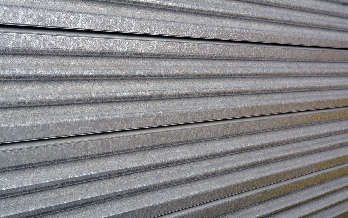 3D Decorative Wall Panels - Corrugated Metal | Dimensional Impact