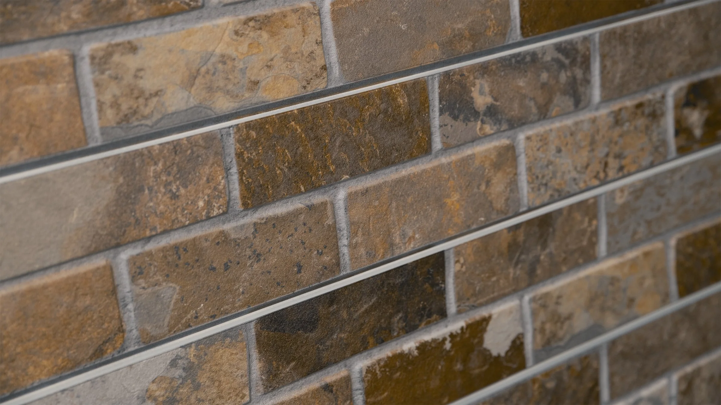 3D Textured Slatwall - Brick | Dimensional Impact