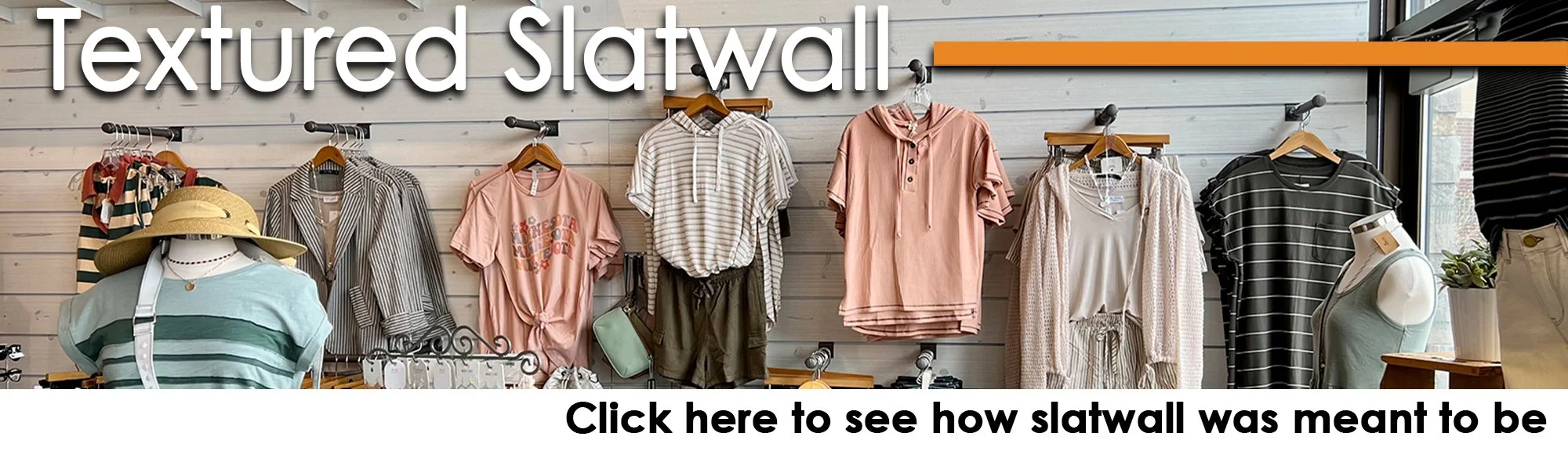 3D Textured Slatwall & Slotwall - Dimensional Implact