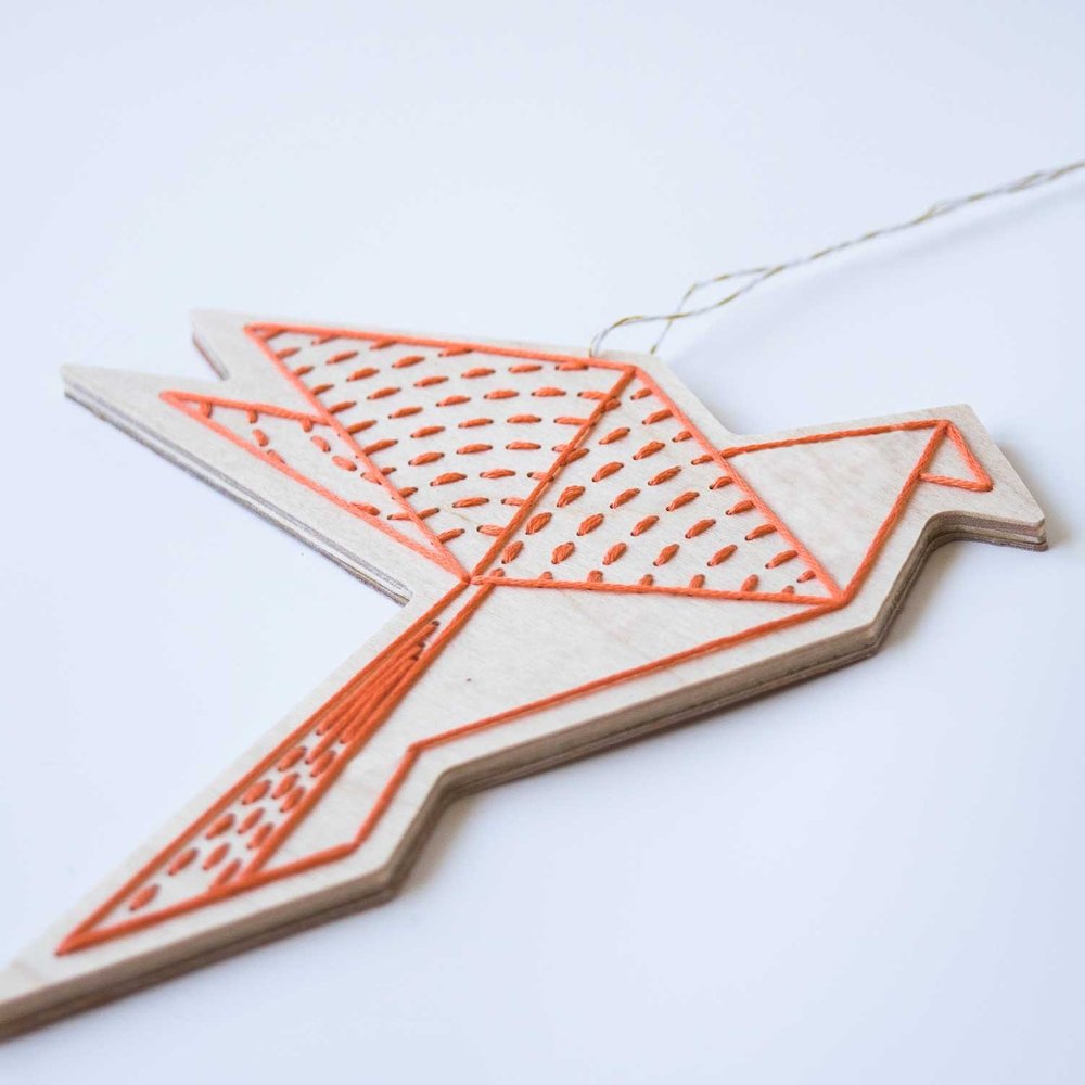 Origami Paper Dove Pattern