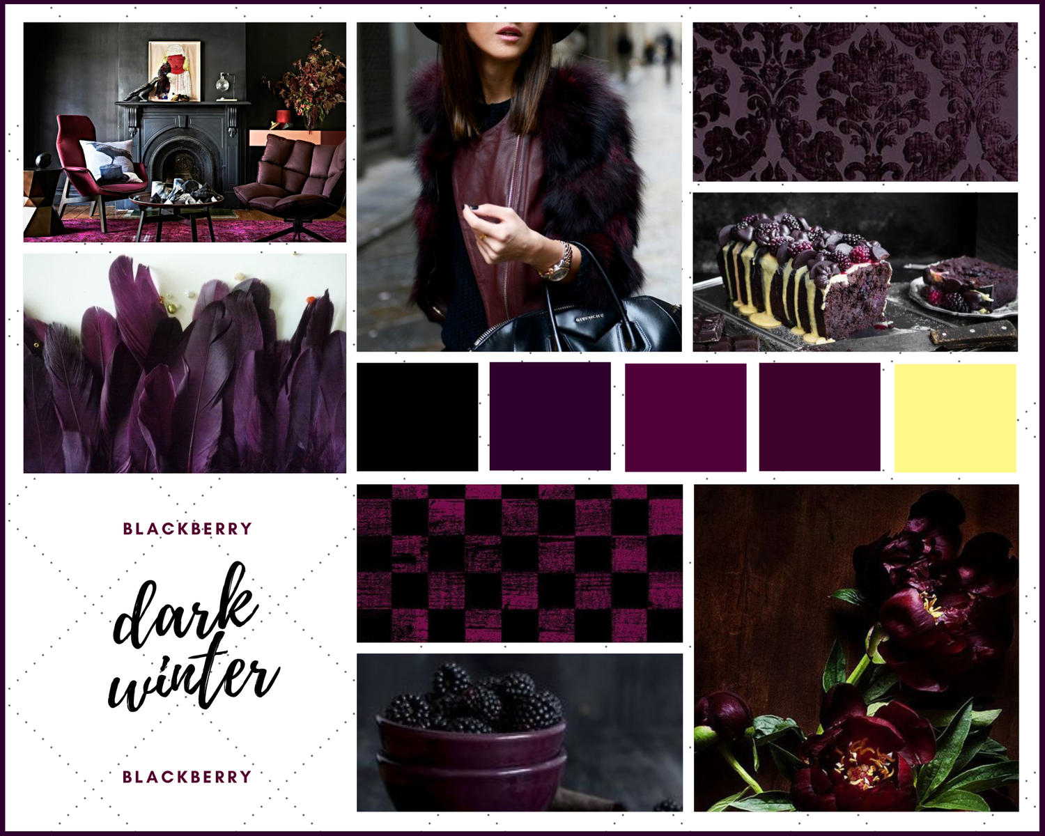 Moodboard Monday: Blackberry — Spicemarket Colour