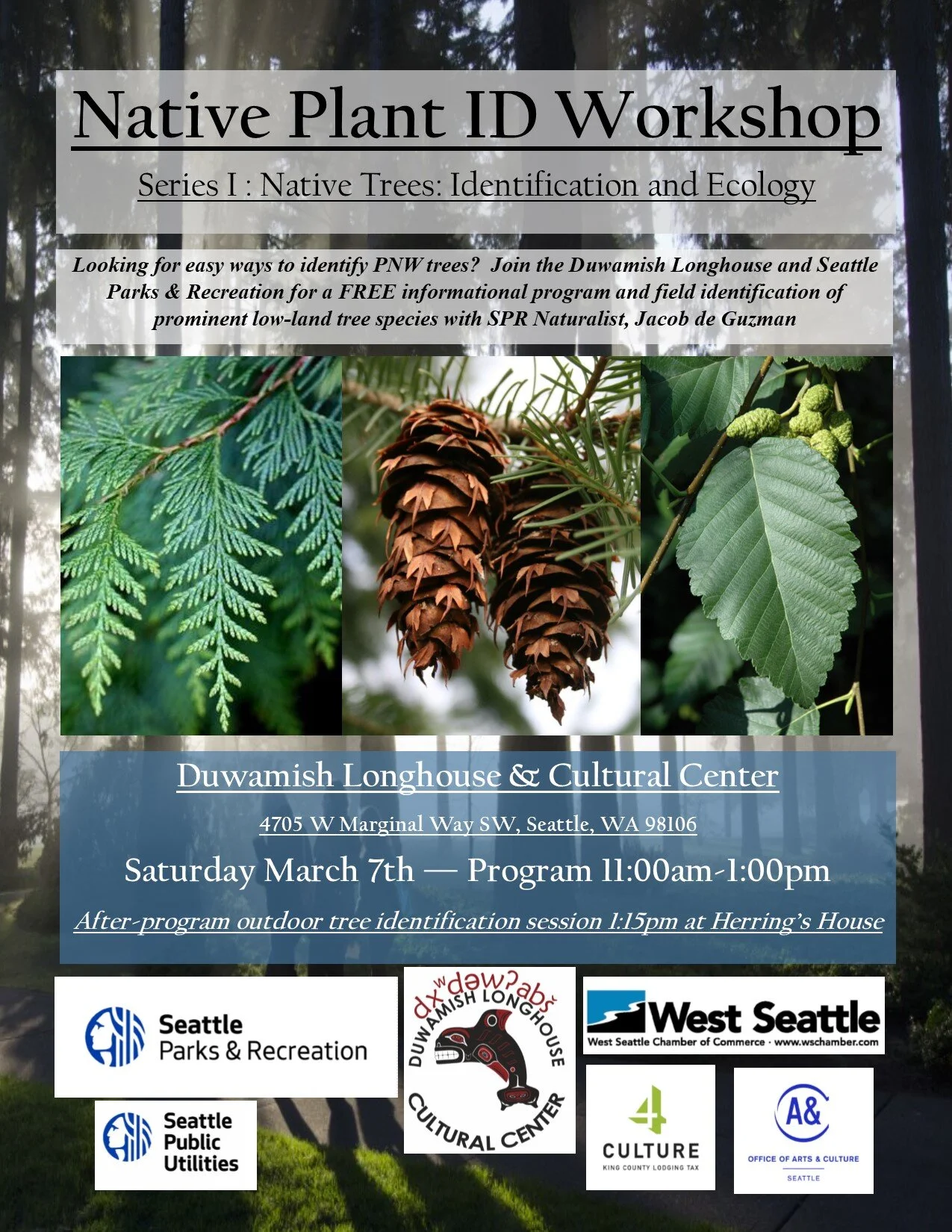 Native Plants ID Workshop; Native Trees Identification and Ecology ...