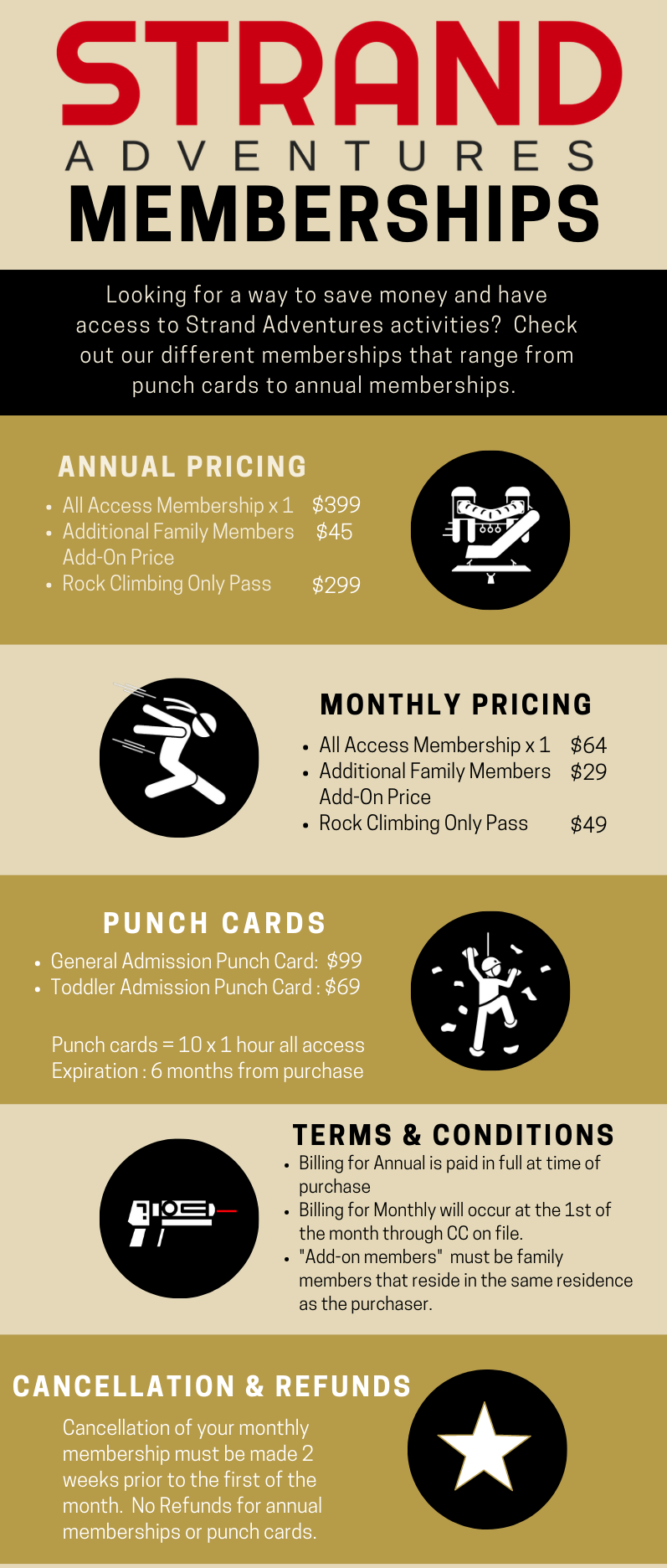 Memberships — Strand Adventures