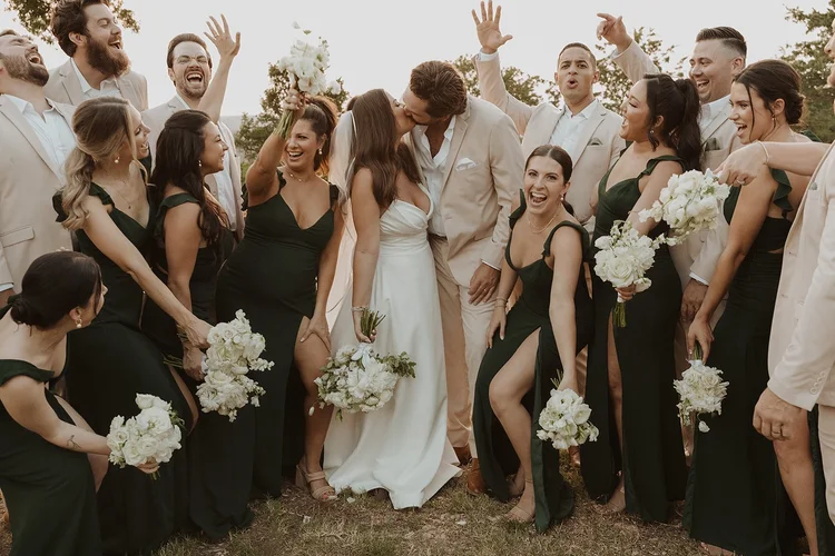 Casual Chic June wedding at Shiraz Garden | Karsyn and Tyler’s white ...
