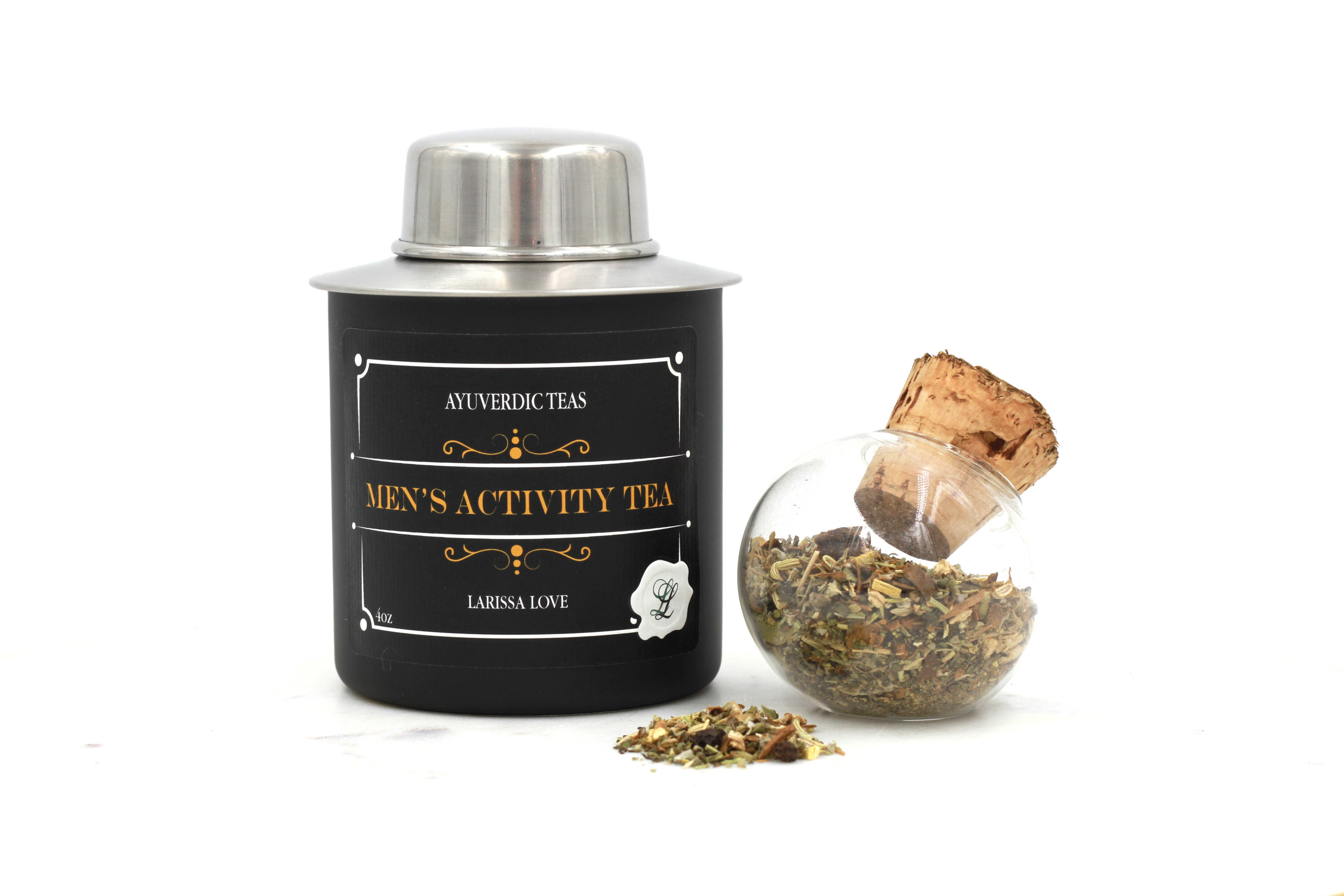 Raw, certified organic tea