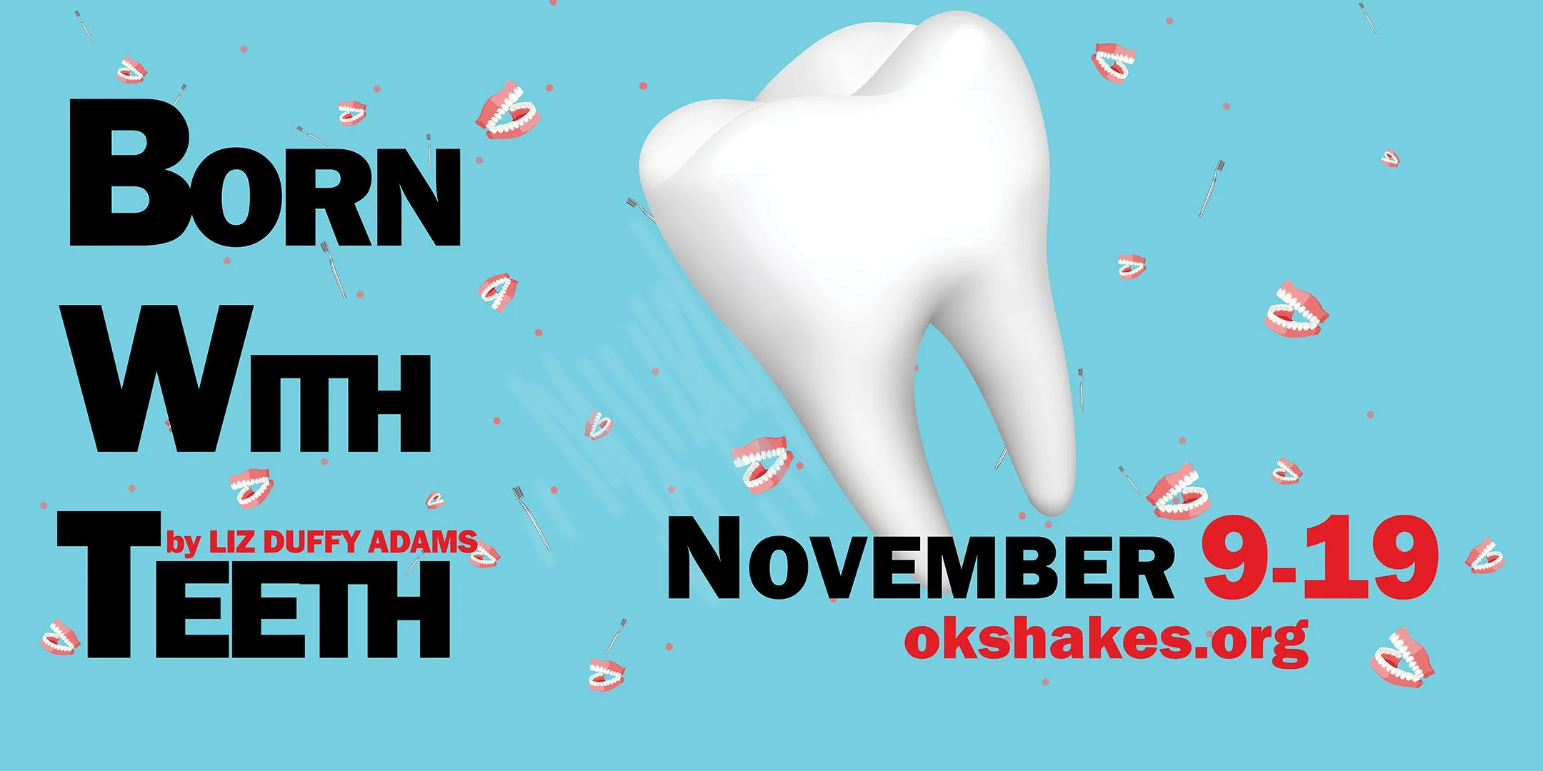 Born with Teeth Playbill — Oklahoma Shakespeare