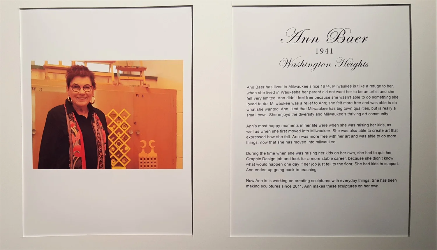 Faces of Milwaukee — Jazz Gallery Center for the Arts